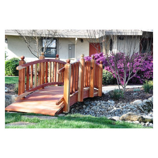Garden Bridge - Craftsman - Deck - Philadelphia - by Redwood Garden ...