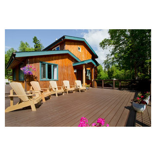 Interconnected Carport, Side and Back Decks Featuring Under Deck ...