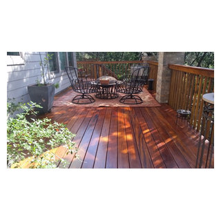 Ipe Deck Restain - Transitional - Deck - Austin - by Capitol City Wood ...