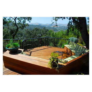 IPE DECk w/ cable railings - Minimalistisch - Terrasse - San Francisco ...