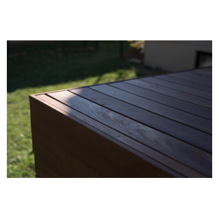 Ipe deck with sunken hot tub - Contemporary - Deck - Other - by MD ...