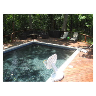 Ipe Pool deck - Transitional - Deck - Chicago - by Unique Deck Builders ...