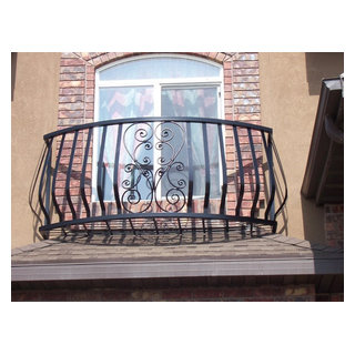 Juliet Balcony Railing - Classique - Terrasse en Bois - Salt Lake City ...