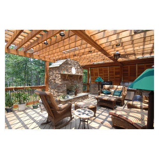 McCain Deck - Rustic - Deck - Atlanta - by Leisure Time Decks | Houzz