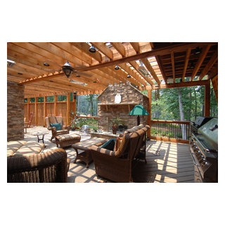 McCain Deck - Rustic - Deck - Atlanta - by Leisure Time Decks | Houzz