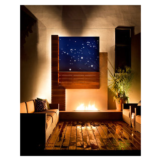 Modern Heavy Timber Curved Wall Home - Contemporary - Deck - Denver ...