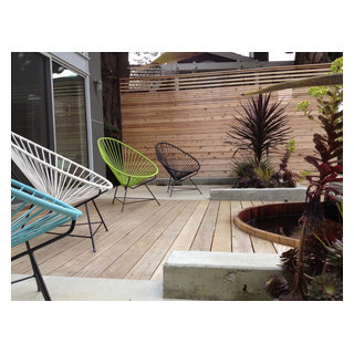 Modern rear yard - Modern - Deck - San Francisco - by Costello Kennedy ...