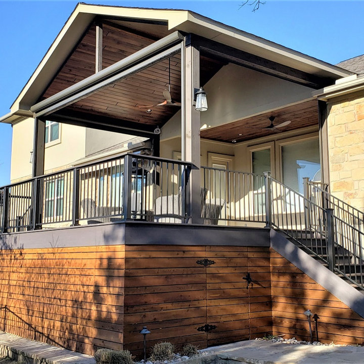 75 Most Popular 75 Beautiful First Floor Deck Ideas & Designs Design ...