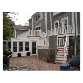 Multi Level Trex Deck & Artisan Railings - Bernardsville NJ ...