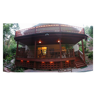 Multi Story Deck - Traditional - Deck - Other - by Urbana Design Studio ...