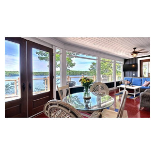 Muskoka Room - Rustic - Deck - Toronto - by Clarke Muskoka Construction ...