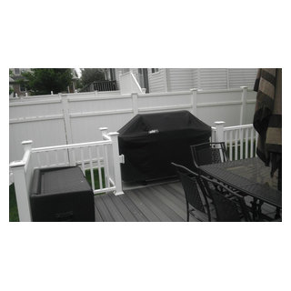 New Deck with custom BBQ platform - Craftsman - Deck - New York - by ...