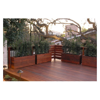 North Ranch IPE deck - Contemporain - Terrasse en Bois - Los Angeles ...