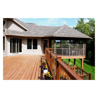 Octagonal Screen Porch - Traditional - Deck - Other - by Degnan Design ...