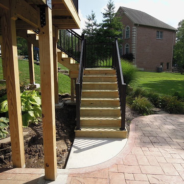 Partially Covered Deck - Photos & Ideas | Houzz