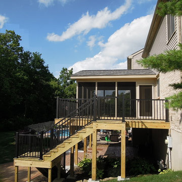 Partially Covered Deck - Photos & Ideas | Houzz