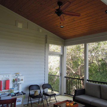 Partially Covered Deck - Photos & Ideas | Houzz