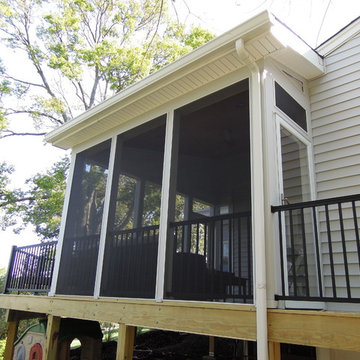 Partially Covered Deck - Photos & Ideas | Houzz