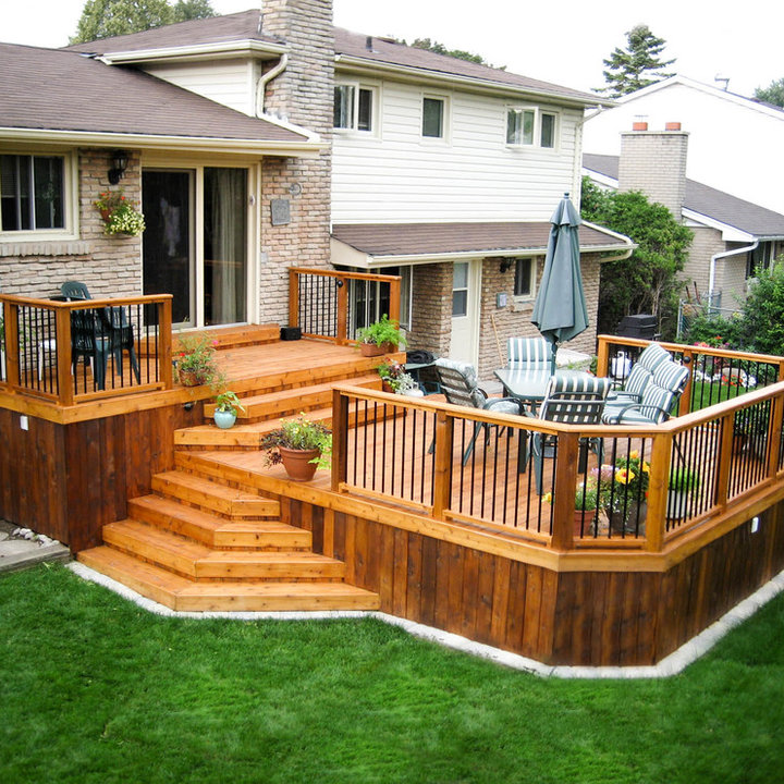 Two Tier Deck - Photos & Ideas | Houzz