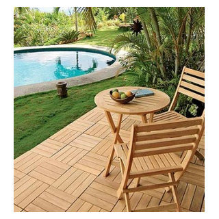 Pool Areas - Copacabana Garapa. Size: 12"x12" - Contemporary - Deck ...