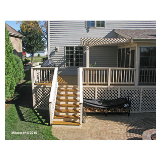 Pressure Treated Screen Porch and Deck, Sunspace Four-Track Windows ...