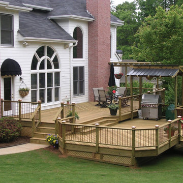 Pressure Treated Wood Deck - Photos & Ideas | Houzz