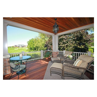 Rear Covered Porch Addition - Traditional - Deck - Toronto - by ...