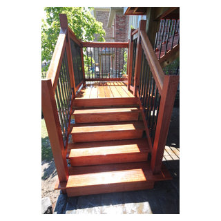 Red Balau Hardwood Deck - Traditional - Deck - Toronto - by ...