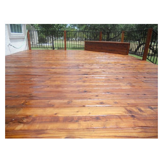 Redwood Deck Refinish/Restoration & Staining - Traditional - Deck ...