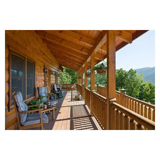 Robinson - Cub Hill - Rustic - Deck - DC Metro - by Log Homes of ...