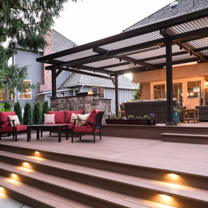 75 Most Popular 75 Beautiful Deck with an Outdoor Kitchen Ideas ...