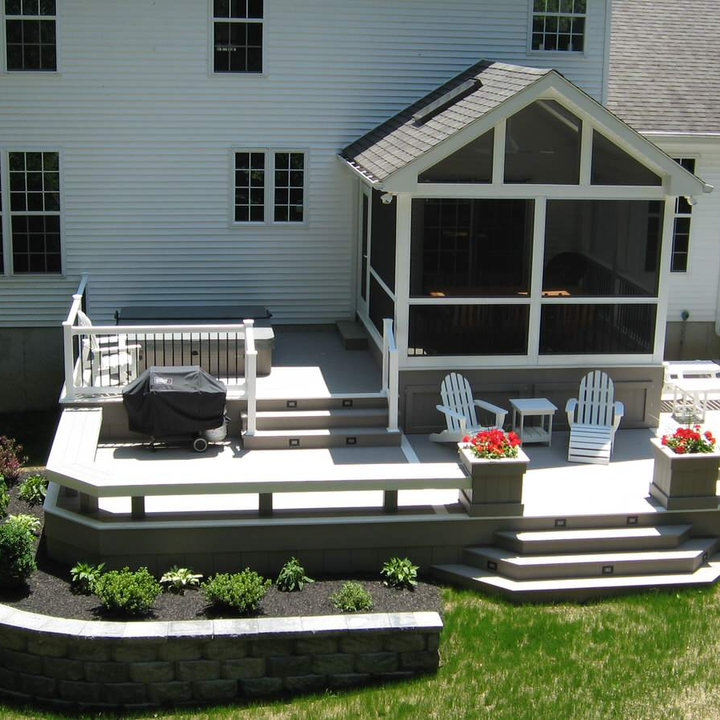 Two Tier Deck - Photos & Ideas | Houzz