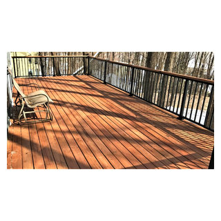 Sharon's Brown Treated Pine Deck - Deck - Minneapolis - by Lindus ...