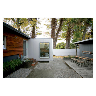 modern industrial live work compound - Industrial - Deck - San ...