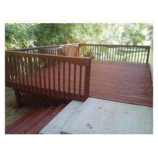 Solid Color Deck Strip - Re Stain With Semi Transparent - Traditional ...