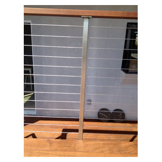Stainless Steel Cable Railing Posts - Modern - Deck - San Diego - by ...