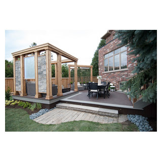 The Triangle Deck - Contemporain - Terrasse en Bois - Toronto - par ...