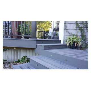 The Triangle Deck - Eclectic - Deck - Grand Rapids - by Pristine Decks ...