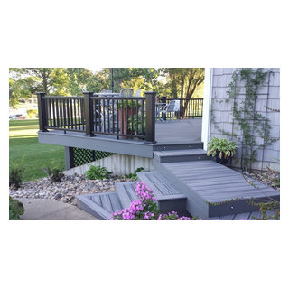 The Triangle Deck - Eclectic - Deck - Grand Rapids - by Pristine Decks ...
