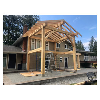 Timber Frame Addition - Craftsman - Deck - Vancouver - by Cascade ...
