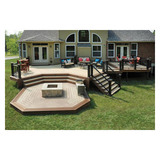 TimberTech AZEK Arbor Collection Decking in Hazelwood - Contemporary ...