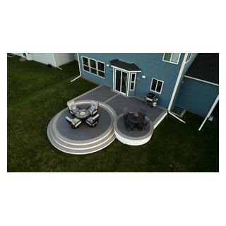 TimberTech AZEK Arbor Collection Decking in Island Oak - Traditional ...