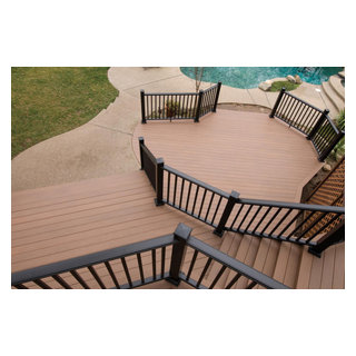 TimberTech AZEK Arbor Collection Decking in Morado - Traditional - Deck ...