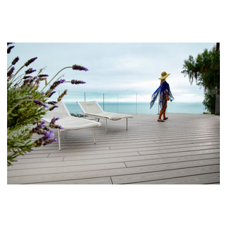 TimberTech AZEK Harvest Collection Decking in Slate Gray - Beach Style ...
