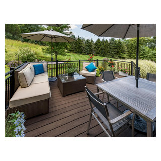 TimberTech AZEK Vintage Collection Decking in English Walnut ...