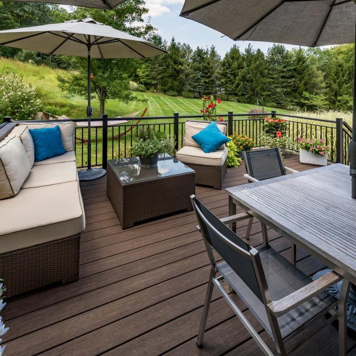 Timber Tech Azek American Walnut - Photos & Ideas | Houzz