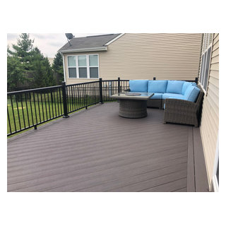TimberTech Dark Hickory Deck in Geneva, IL - Traditional - Deck ...