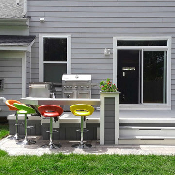 Timbertech Deck Benches Planters - Photos & Ideas | Houzz