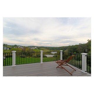 TimberTech Deck with Powder-Coated Iron Railing in Leesburg ...