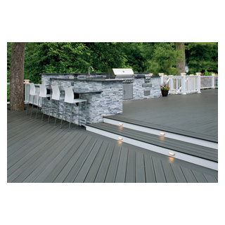 TimberTech EDGE Prime+ Collection Decking in Sea Salt Gray ...